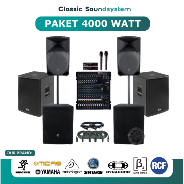 Paket Sound System 4000 watt - Rental Sound System Jogja